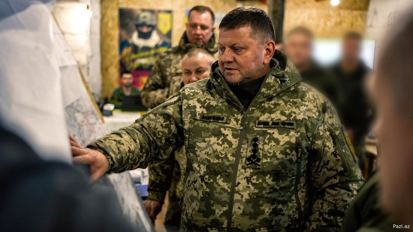 Залужный спрогнозировал заморозку войны с Россией » Pazl.az